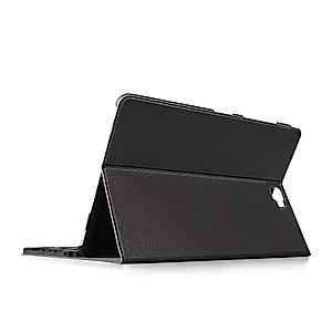 Fintie Keyboard Case for Samsung Galaxy Tab A 10.1(2016 NO S Pen Version),Slim Lightweight Stand Cover w/Magnetically Detachable Wireless Bluetooth Keyboard, Black