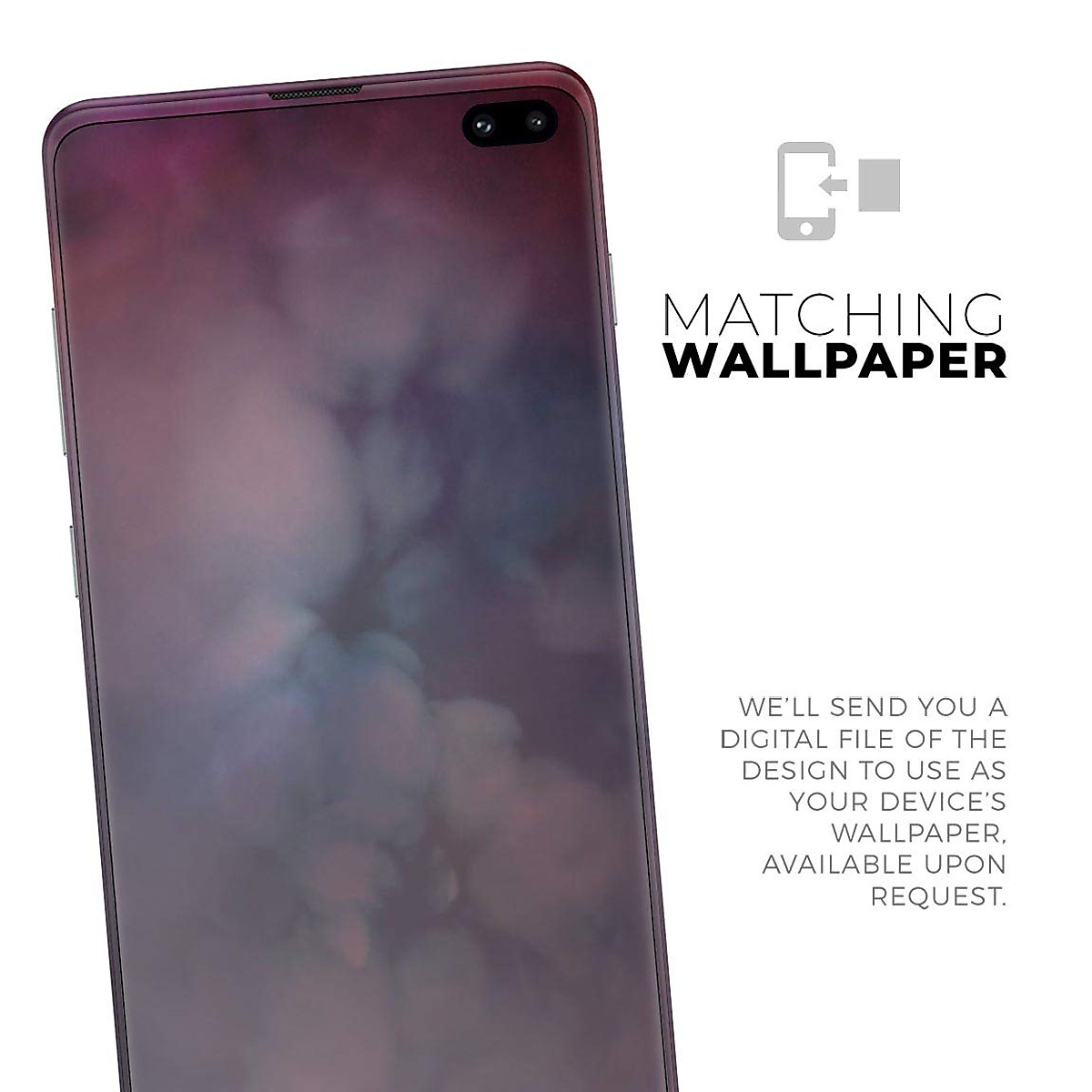 DesignSkinz Abstract Fire & Ice V4 Protective Vinyl Decal Wrap Skin Cover Compatible with The Samsung Galaxy S20 (Screen Trim & Back Glass Skin)