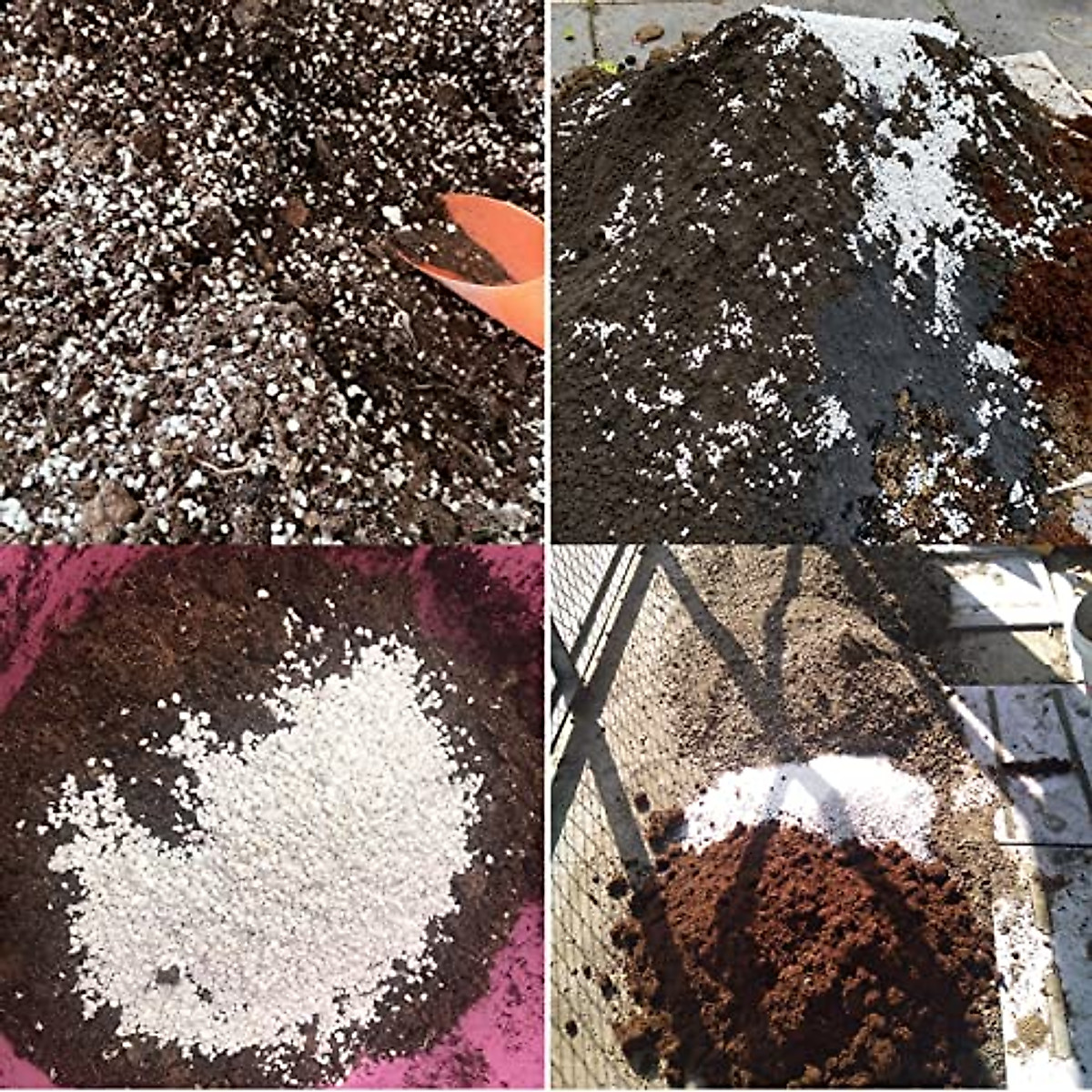 Organic Perlite Horticultural Soil Amendment for Plants and Enhanced Drainage Enhanced Growth (7 Quarts)