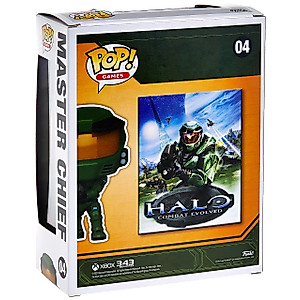 Funko Pop! Game Cover: Halo - Master Chief - Collectible Vinyl Figure - Includes Premium Plastic Protective Box - Gift Idea - Official Merchandise