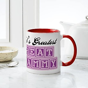 CafePress World's Greatest Great Grammy Mug Ceramic Coffee Mug, Tea Cup 11 oz