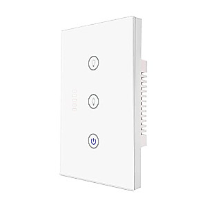 XENON Smart Dimmer Switch,3-Way Switch,Neutral Wire Required,2.4Ghz WiFi Dimmer Switch Compatible with Alexa and Google Home,Remote & Voice Control,ETL and FCC Certified,No Hub Required,White,1 pack