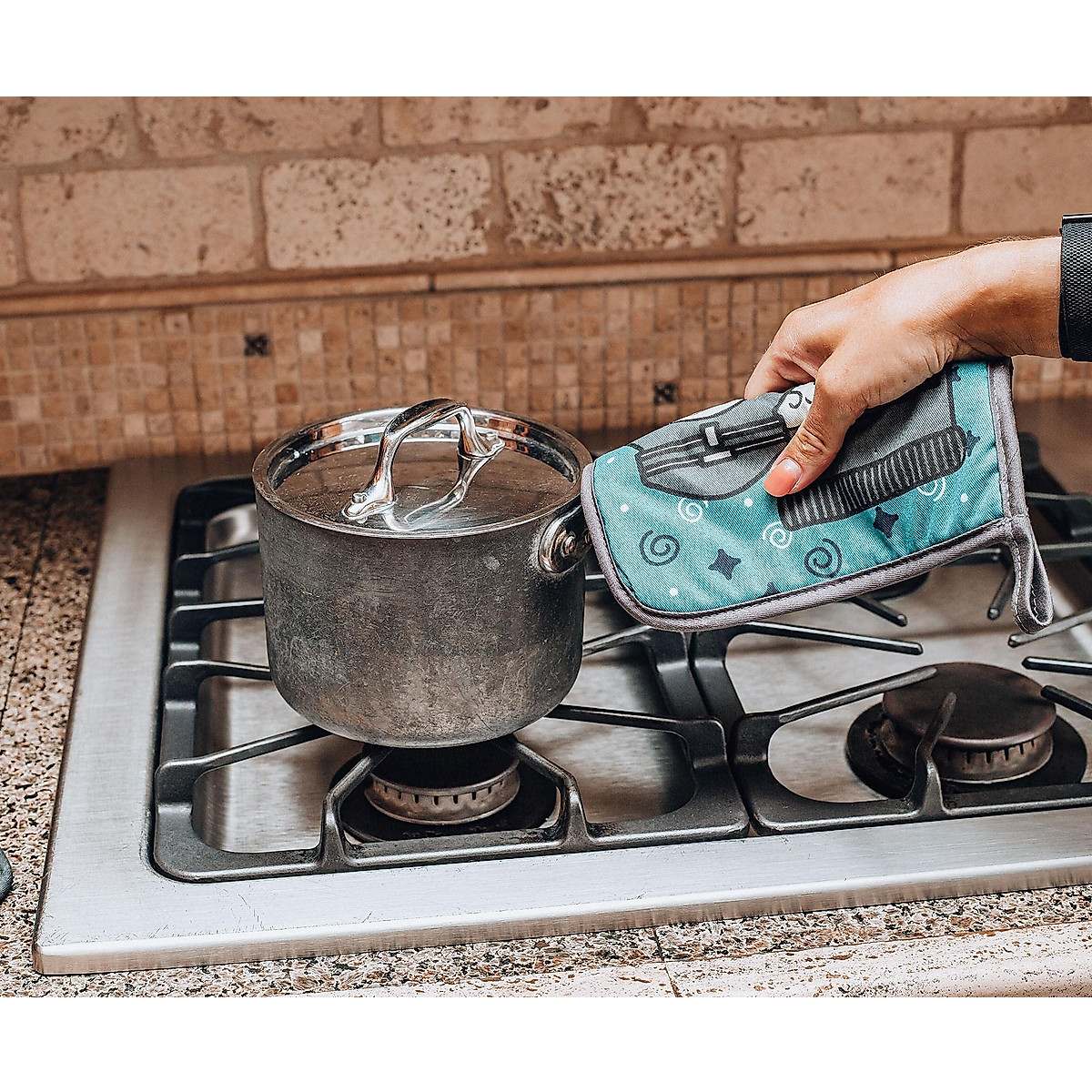 The Nightmare Before Christmas Jack and Sally Kitchen Pot Holders | Set of 2