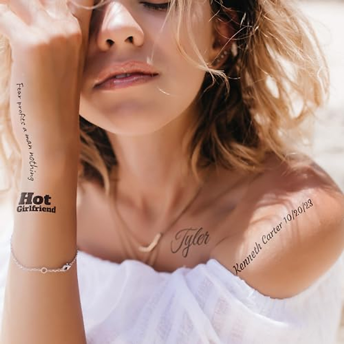 Custom Temporary Tattoo - Temporary Tattoos for Gifting - Make Your Own Temporary Tattoos - Tattoo Stickers for Men & Women