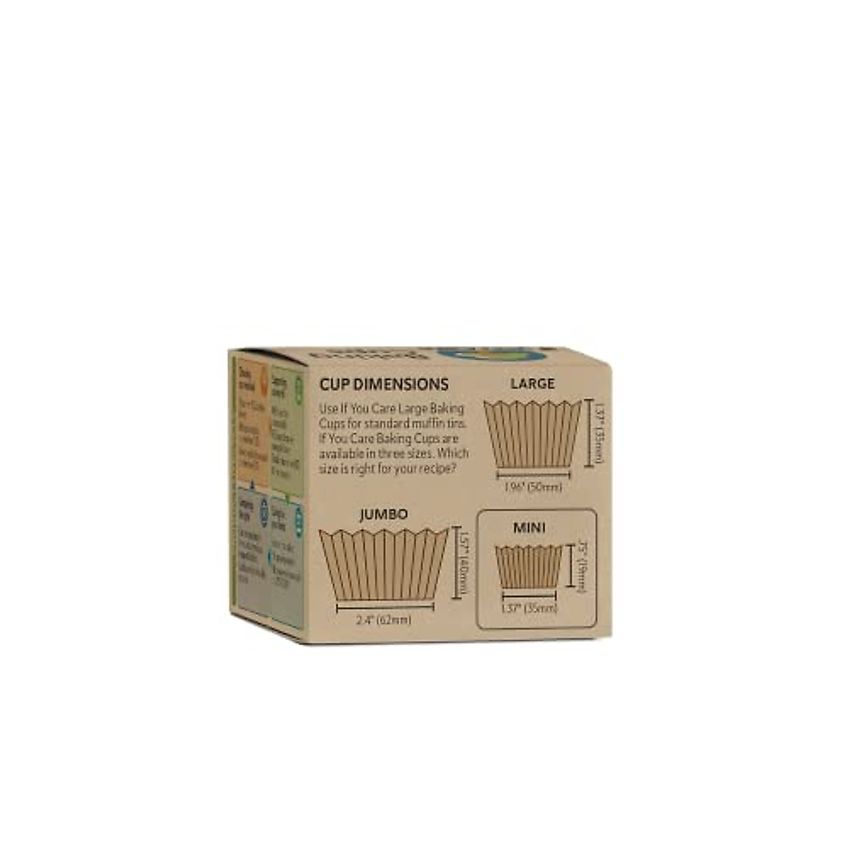If You Care Unbleached Cupcake Liner Baking Cups - 24 Pack of 90-Count Boxes – Mini Size - Made of Silicone Coated, Greaseproof Parchment Paper, Compostable Muffin Holders