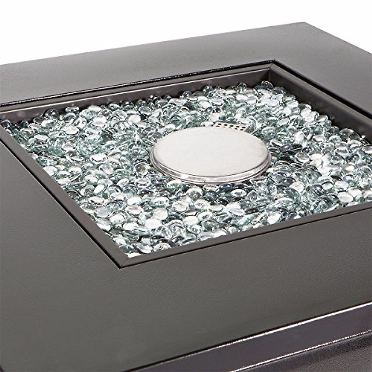 Barton 46,000BTU Firepit Propane Outdoor Gas Fire Pit Table Ignition Control Garden Firepit Heater Backyard