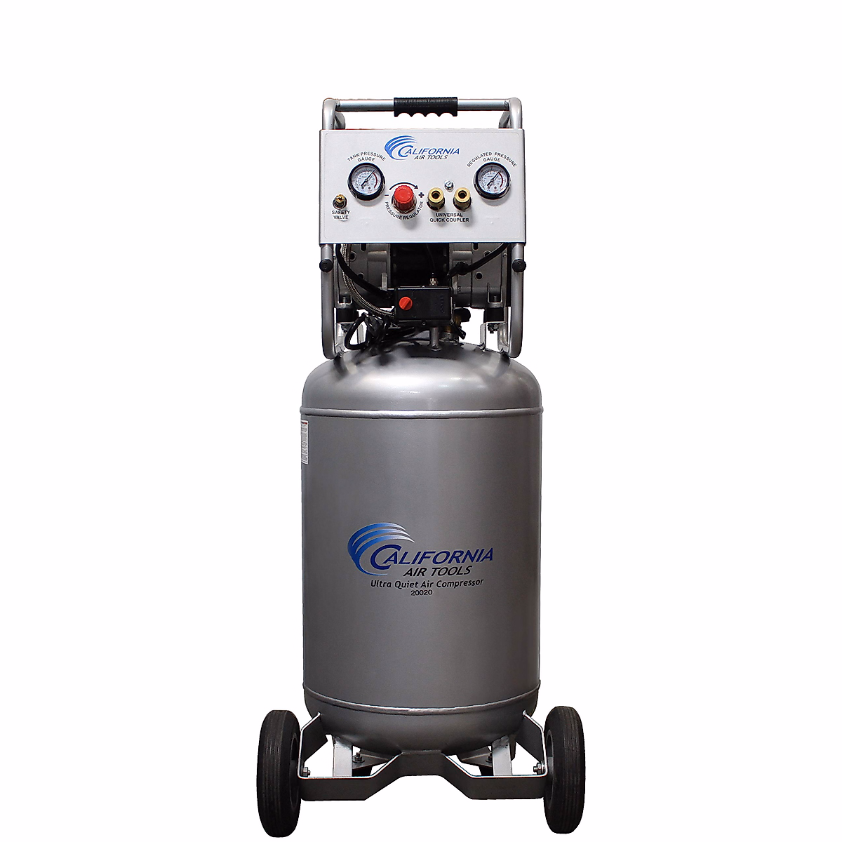 California Air Tools 20020 Ultra Quiet & Oil-Free Air Compressor 2.0 Hp, 20.0 Gal. Steel Tank Air Compressor