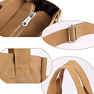 KARRESLY Women's Casual Hobo Shoulder Bag Large Capacity Nylon Daily Messenger Bag Work Shopper Handbag Purse(Black)