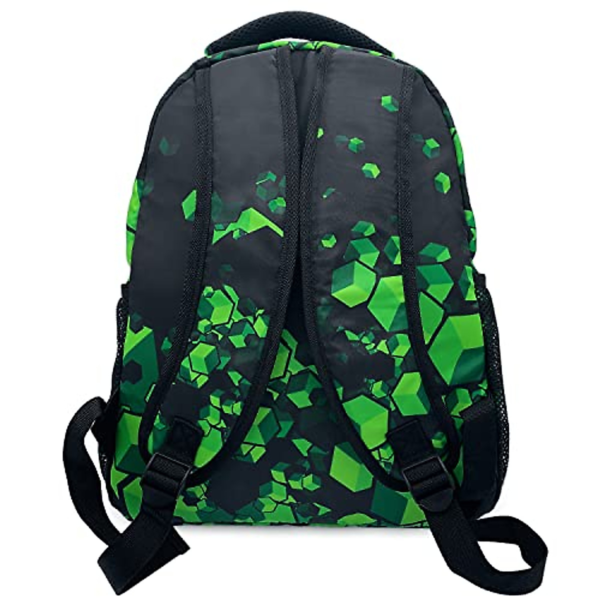 TONGRUIQ Video Game Funny Backpack, large 17-inch Laptop Travel Laptop Daypack School Bag with Multiple Pockets for Men Women Boys Girls