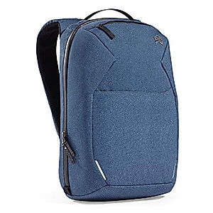 STM Myth 18L Laptop Backpack - Durable, Stylish, and Laptop Backpack with Pockets - Fits 15-Inch Laptop and 16-Inch MacBook Pro with Laptop Protection - Slate Blue (stm-117-186P-02),Black