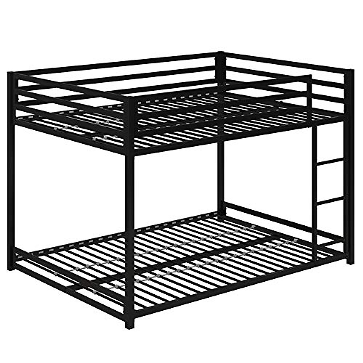 DHP Mabel Full Over Full Metal Bunk Bed in Black