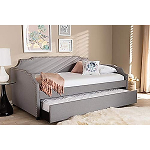 Baxton Studio Daybeds Twin Gray
