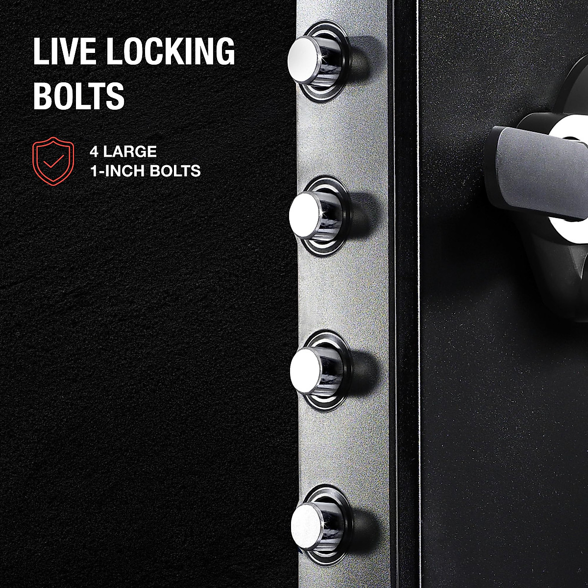 SentrySafe Fireproof and Waterproof Steel Home Safe with Dial Combination Lock, Secure Documents, Jewelry and Valuables with Bolt Down Kit, 1.23 Cubic Feet, 17.8 x 16.3 x 19.3 Inches, SFW123DSB