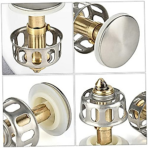 4 Pcs Sink Plug Bath Tub Plug Sink Bounce Filter Wash Basin Hair Catcher Sink Hair Stoppers Wash Basin Stopper Sink Drain Plug Wash Basin Plug Sink Stopper Wash Basin Bounce Plug