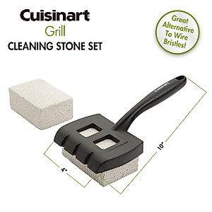 Cuisinart CCK-210 Stone Grill Cleaning Brush, White/Black