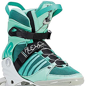 K2 Skate Women's Alexis 84 Pro Inline Skate, Green White, 7.5
