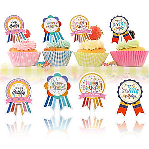 Outus 300 Pieces It's My Birthday Stickers Roll Happy Birthday Badge Stickers for Kids Home Classroom Birthday Gifts Party Decoration