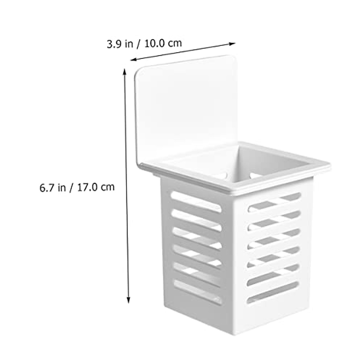Homoyoyo 2pcs Cutlery Storage Box Chopsticks Rack Spoons Silverware Chopstick Drainer Basket Chopsticks Holder Utensil Storage Holder Cooking White Tableware Abs Accessories