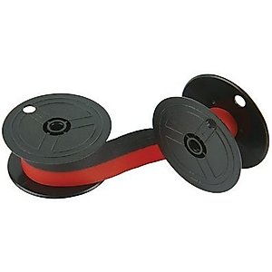 6 Pack Compatible Universal Calculator Spool EPC B / R Black and Red Ribbons, Works for Sharp EL 1630 A, Sharp EL 1630 G, Sharp EL 2196 BL, Sharp EL 2615