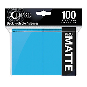 Eclipse Deck Box Sky Blue and 100 Eclipse Matte Sleeves