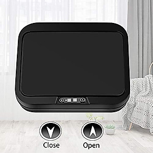 Smart Trash Home Kitchen Office Hotel Room Automatic Sensor Trash Can - Black