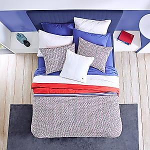 Lacoste Grove Duvet Set, King, Red