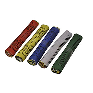 Dharma Store - Tibetan Buddhist Prayer Flags - Made by Tibetan Refugees - Pack of 50