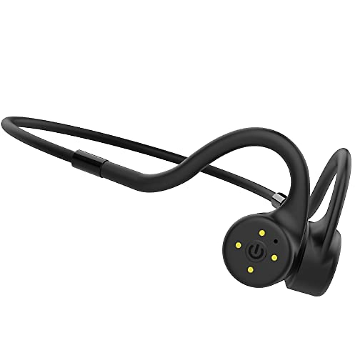 ReeRay Waterproof Bone Conduction Swimming Headphones, R5 Open-Ear IP68 MP3 Player Wireless Sport Bluetooth Earphones with Mic,Built-in 8G Memory Headset for Swimming Running Cycling Driving