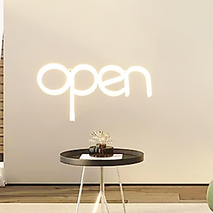Homoyoyo LED Neon Open Sign Decorative Neon Lamp Festival Holiday Neon Light Decoration