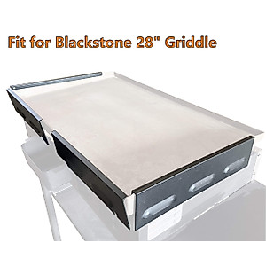 5016 Wind Screen for Blackstone 28" Table Top Griddle, Wind Guard for Blackstone 28" Grill and Other Similar Griddle, Wind Shield, Black