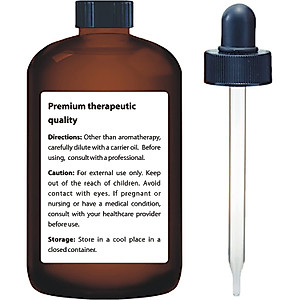 Peppermint Essential Oil - Huge 4 FL OZ - 100% Pure & Natural – Premium Natural Oil with Glass Dropper (Peppermint Oil)