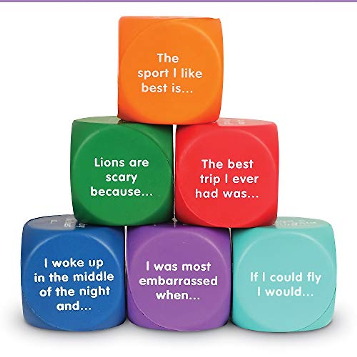 Learning Resources Writing Prompt Cubes