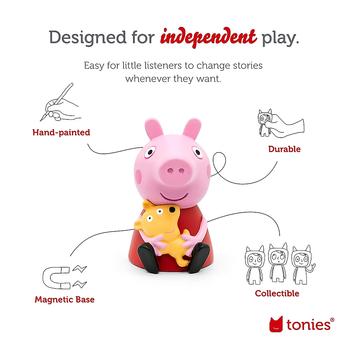 Tonies Peppa Audio Play Character from Peppa Pig
