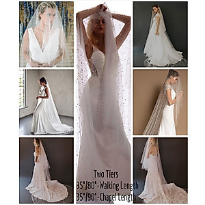 Passat Ivory 1Tier Cathedral Veils Pearl Wedding Veil Ivory Pearl Veils Bridal Veil Pearl Veils For Brides Ivory