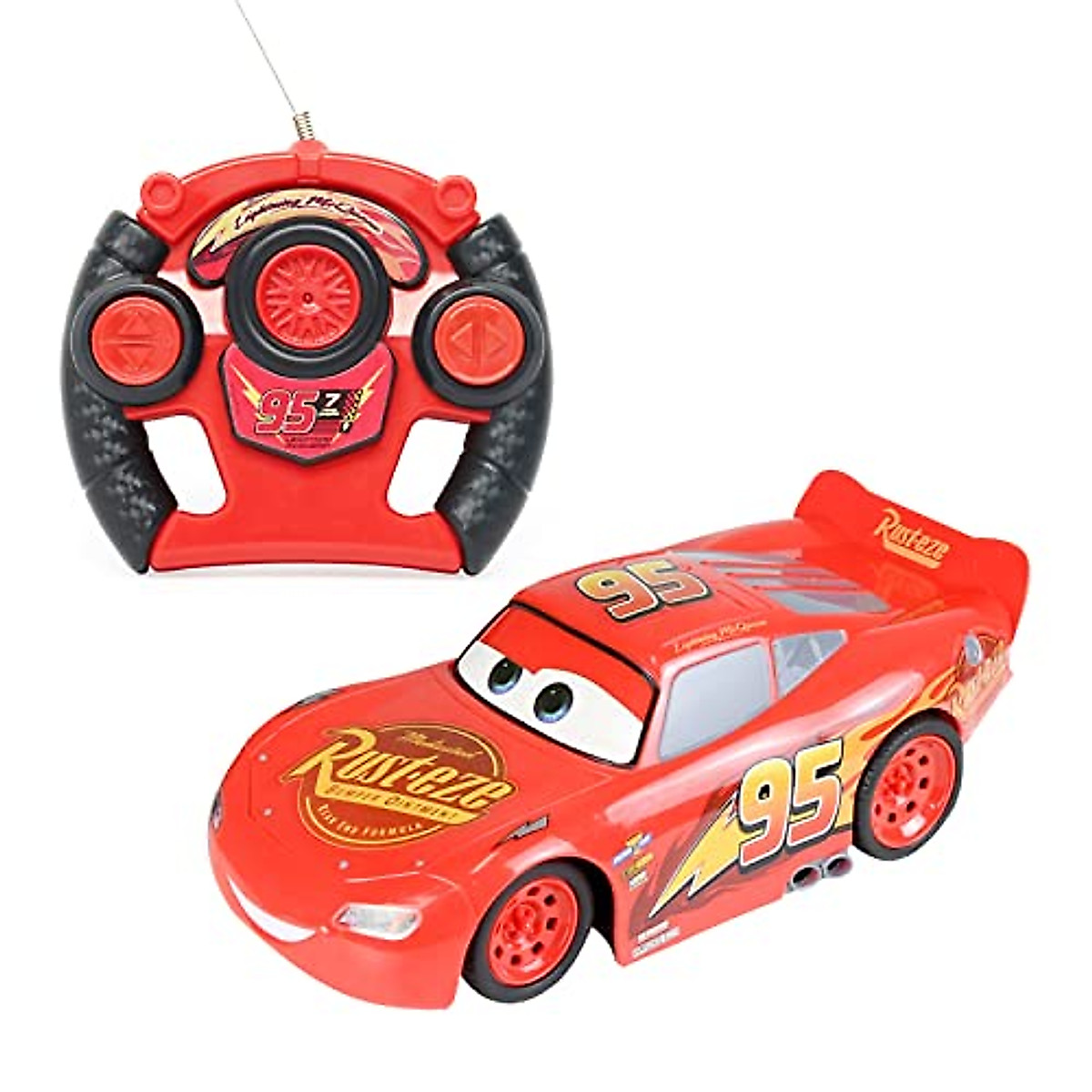 Nuit Lightning McQueen Cars Cartoon Remote Control Toys McQueen Racing Radio Controlled Toy RC Cars for Boys and Girls Age 6 7 8 9+ Birthday Gifts