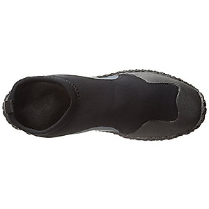 O'Neill Wetsuits Men's Reactor Reef Boot, Black/Coal, 9