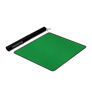 plusvivo Mahjong Mat Anti Slip and Noise Reduction Table Cover for Mahjong Paigow Poker Dominos 32.6" x 32.6"(83cm x 83cm) Green