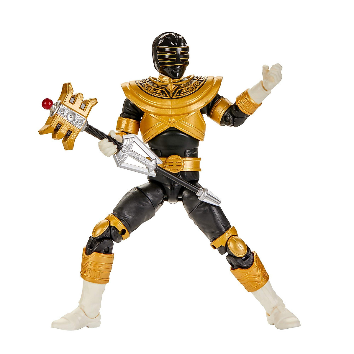 Power Rangers Lightning Collection Zeo Gold Ranger 6-Inch Premium Collectible Action Figure Toy with Accessories