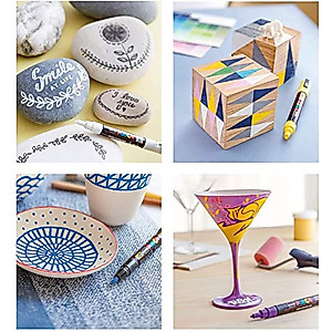 Mitsubishi Pencil Water-based Pen-Poska Medium letter round core 8 colors PC5M8C Japan