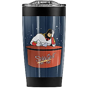 Logovision Space Ghost Great Galaxies Stainless Steel Tumbler 20 oz Coffee Travel Mug/Cup, Vacuum Insulated & Double Wall with Leakproof Sliding Lid | Great for Hot Drinks and Cold Beverages