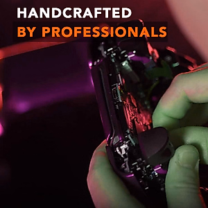 MODDEDZONE Original Custom UN-Modded Wireless Controller for Playstation 5 Controller/Compatible with PS5 Controller (Blue Nebula)