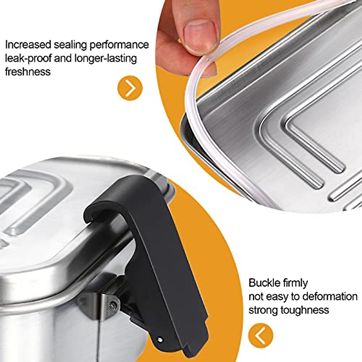 AOHEA Stainless Steel Bento Lunch Box for Kids: BPA FREE Bento Box 1200ml Leak Proof Lunch Box 304 Stainless Steel Kids Bento Box Metal Lunch Box for Kids and Adults