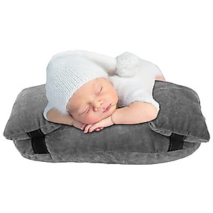 Yuniroom Newborn Infant Baby Photography Prop Kid Posing Photo Shoot Studio Pillow Positioner Nursing Pillow and Positioner (Color : Gray)