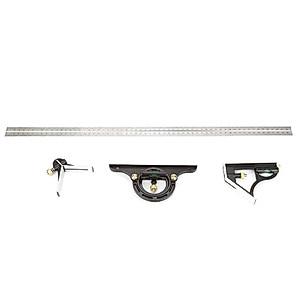Combination Square Combination Square T Square 600mm Metal Adjustable Combination Square Right Angle Ruler Engineer Measuring Tool with Square Head