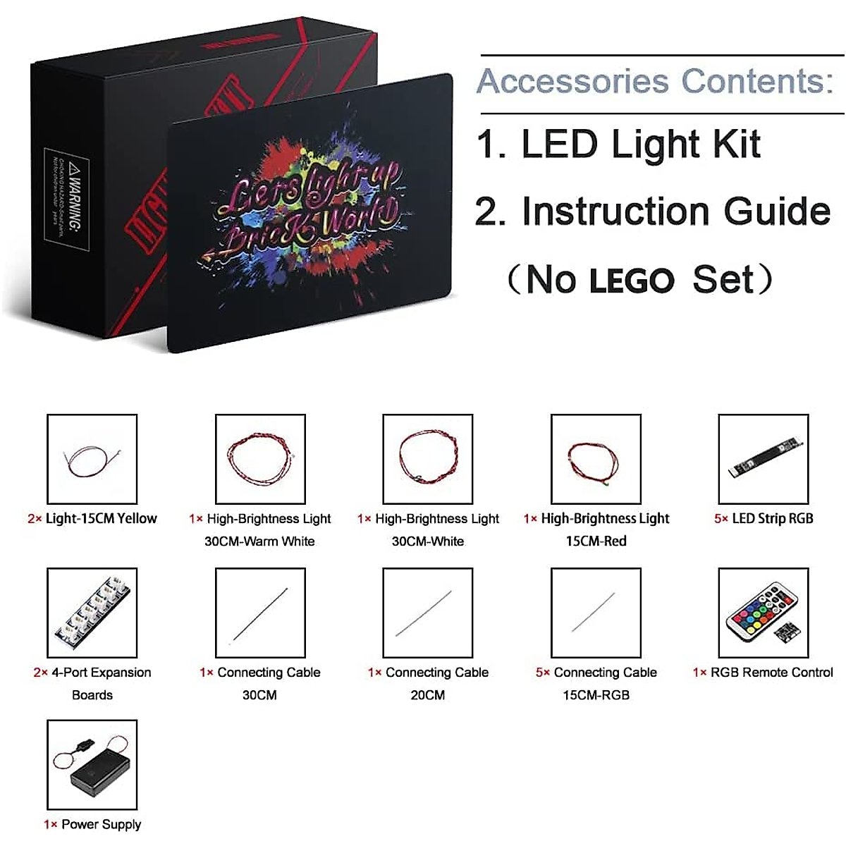 BrickBling Lighting Kit Compatible with Lego Vespa 125 10298 Model Compatible with Lego Vespa 10298-Remote Control Version (Not Included Model)
