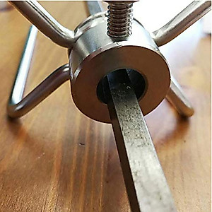 Stainless Steel Grill Rotisserie Meat Forks BBQ Grill Rotisserie Spit Meat Forks Replacement 4-Prong-Fits for 5/16" square rotisserie spit