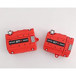 JDMTuning Skyline GTR RB26 Apple Airpods Pro Engine Silicone Case Cover for Protection Fits Airpod Pro Wireless Charging