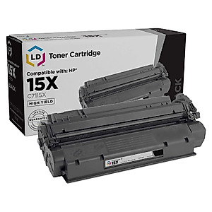 LD Products Compatible Toner Cartridge Replacement for HP 15X C7115X High Yield (Black)