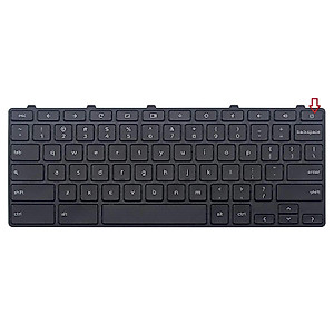 AUTENS Replacement US Keyboard for Dell Chromebook 3180 3181 3189 3380 Laptop No Backlight
