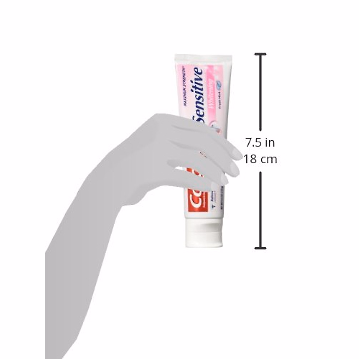 Colgate Whitening Toothpaste for Sensitive Teeth, Enamel Repair and Cavity Protection, Fresh Mint Gel, 6 Oz (Pack of 3)